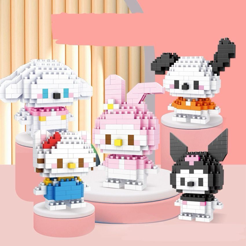 Jual [amora] Mainan Mini Brick Karakter / Balok Susun Mini / Building ...