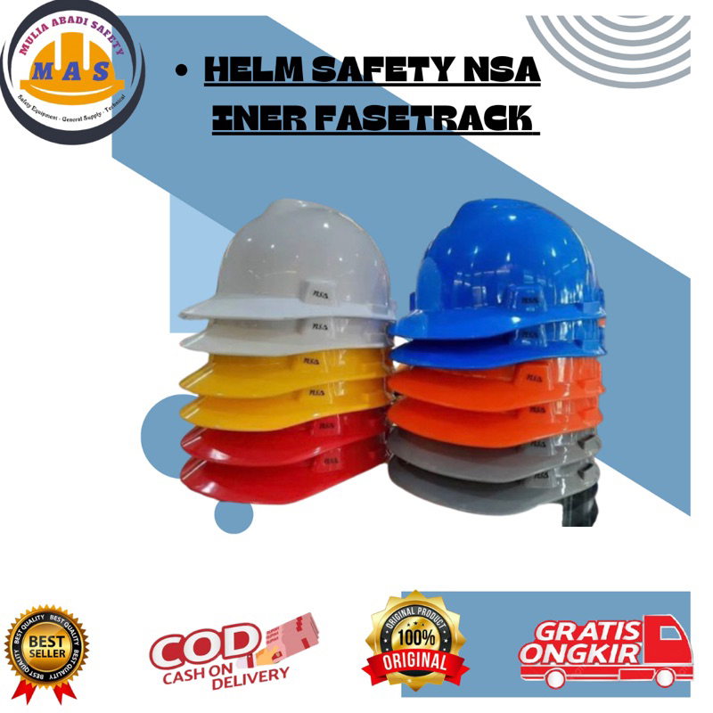 Jual Helm Safety NSA INNER FASETRAX / Helm Safety Proyek / Helm Safety ...