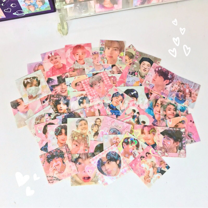 Jual HOLOGRAM Mail Sticker Deco Kpop Freebies Sellkor Cute Face Sticker NCT Dream 127 Enhypen ...