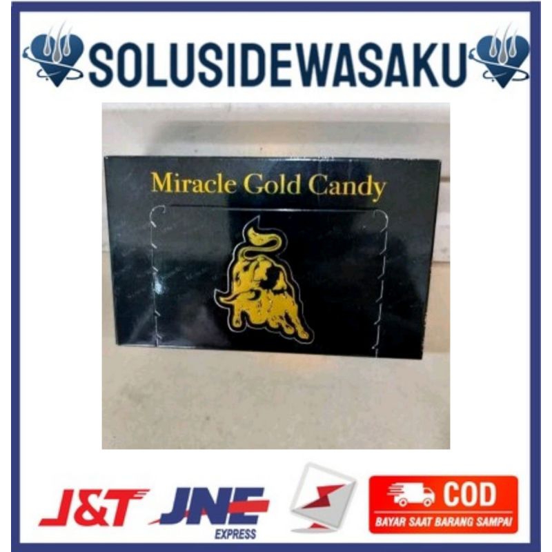 Jual Miracle Gold Candy 100% Original Asli 30 Pcs | Shopee Indonesia