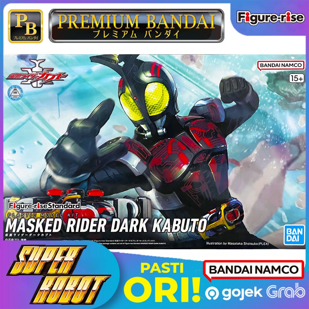 Jual 𝗕𝗔𝗡𝗗𝗔𝗜 Figure Rise Standard Masked Kamen Rider Dark Kabuto P-BANDAI Limited | Shopee Indonesia
