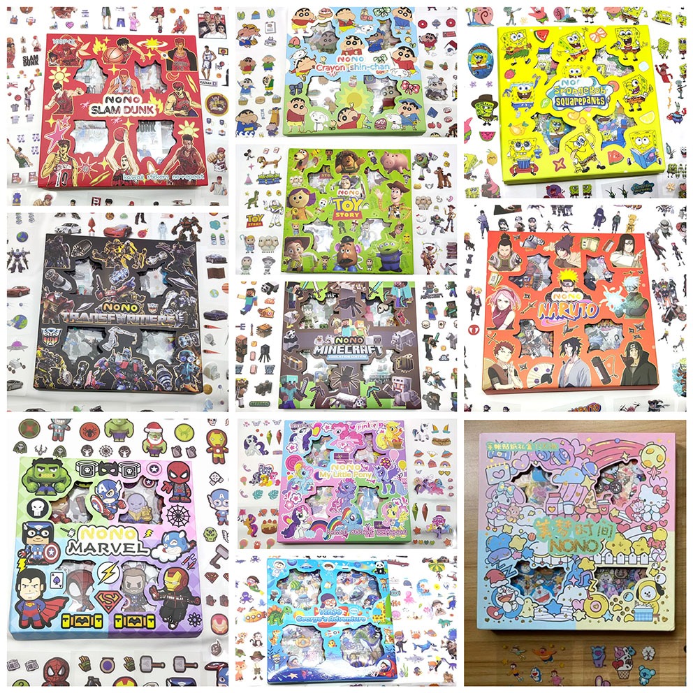 Jual Sticker Lucu - Stiker Anak Waterproof - 100 Lembar Kemasan Box ...