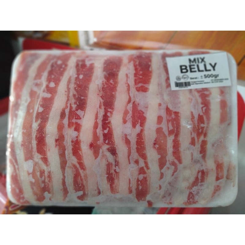 Jual daging slice shortplate mix atau belly mix 500gr | Shopee Indonesia