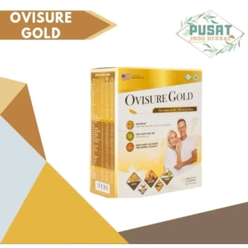 Jual OVISURE GOLD MILK SUSU VITAMIN UNTUK TULANG DAN SENDI NYERI OTOT ...