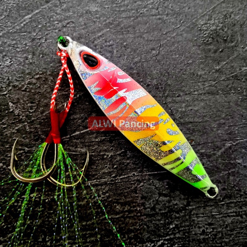 Jual ALWIX Umpan Metal Jig KOIKA ZEBRA UV GID 10gr 15gr 20gr 30gr 40gr 60gr SlowJigging | Shopee ...