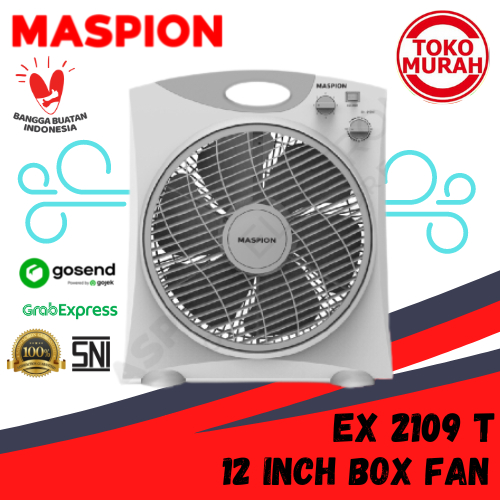 Jual Kipas Angin Kotak MASPION EX 2109 T 12 Inch/30 CM Box Fan | Shopee ...