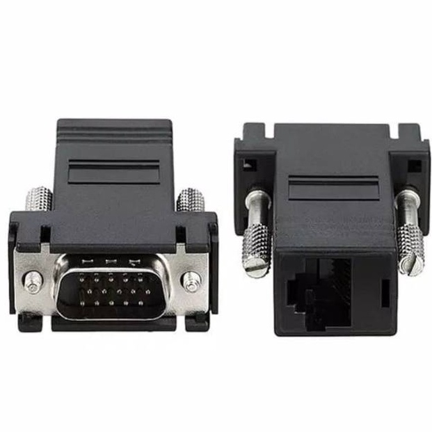 Jual Harga Diskon Vga extender male to LAN RJ45 female converter LAN to ...