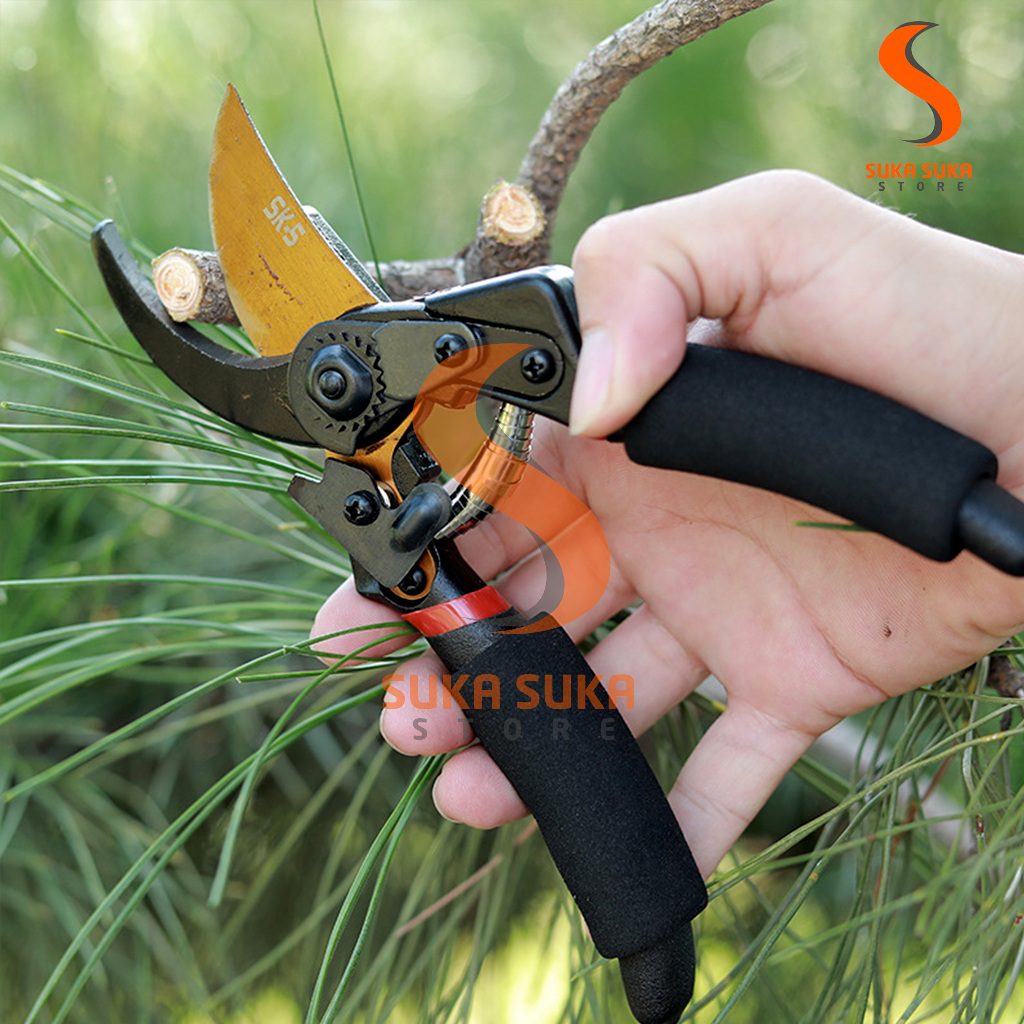 Jual Premium Quality Pruning Shears Gunting Dahan Bunga Ranting Stek Alat Potong Dahan Garden ...