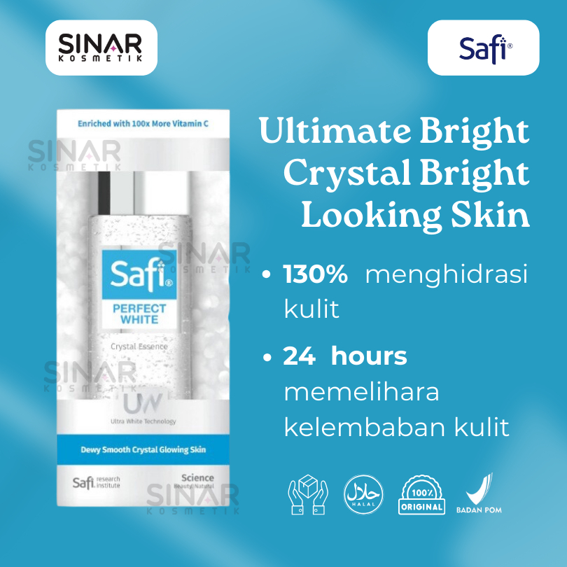 Jual Safi Ultimate Bright Crystal Bright Looking Skin | Shopee Indonesia