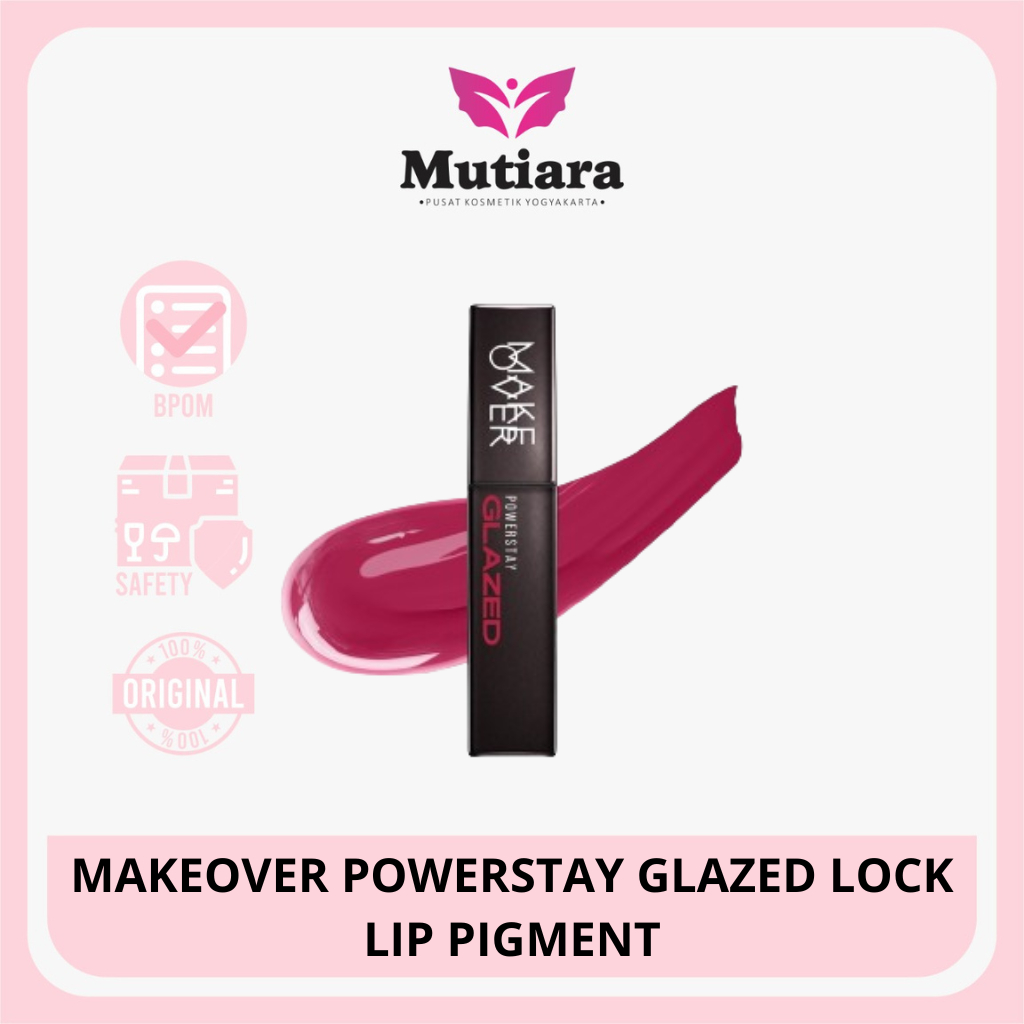 Jual MAKEOVER POWERSTAY GLAZED LOCK LIP PIGMENT | Shopee Indonesia