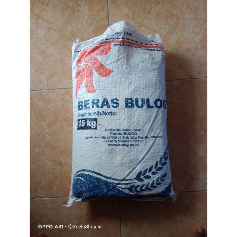 Jual karung beras bulog 15 kg bekas | Shopee Indonesia