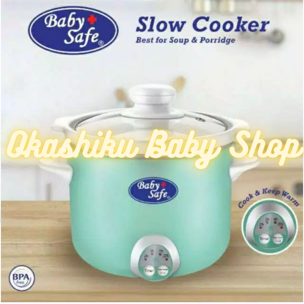 Jual Baby Safe Digital Slow Cooker 1.2L LB07M Asi Mpasi Food Grade Keep ...