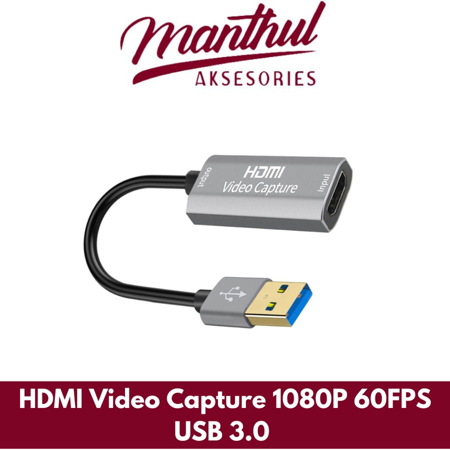 Jual HDMI Video Capture 1080P 60FPS USB 3.0 Capture Card HDMI USB ...