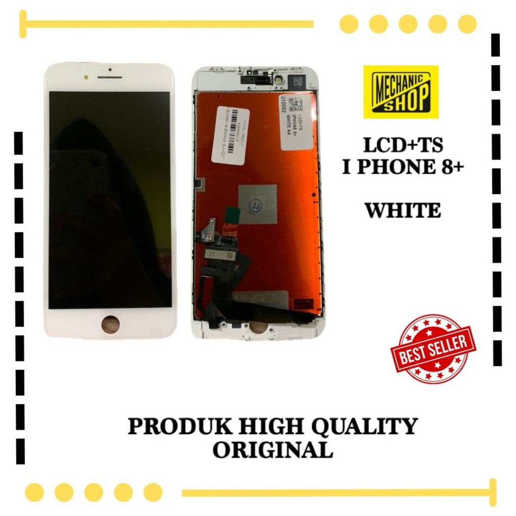 Jual lcd iphone 8+ + touchscreen (white) | Shopee Indonesia