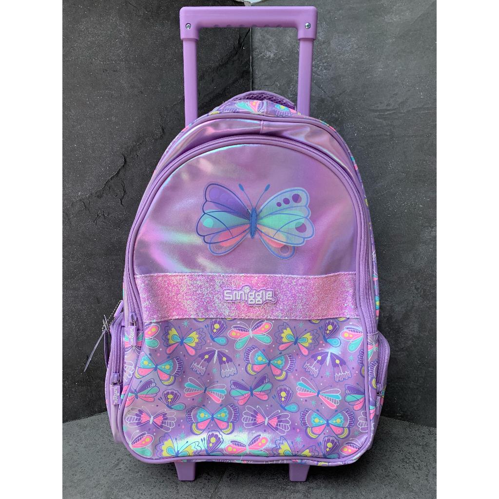 Jual SMIGGLE FLUTTER TROLLEY BACKPACK BUTTERFLY - TAS TROLI SMIGGLE ...