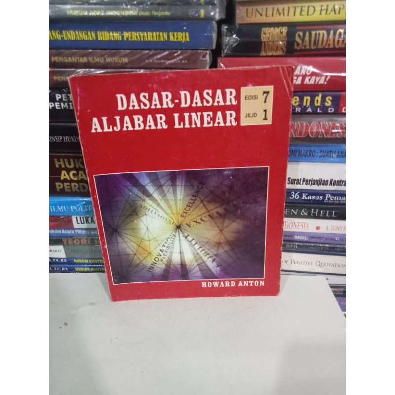 Jual Buku Dasar Dasar Aljabar Linear Shopee Indonesia 
