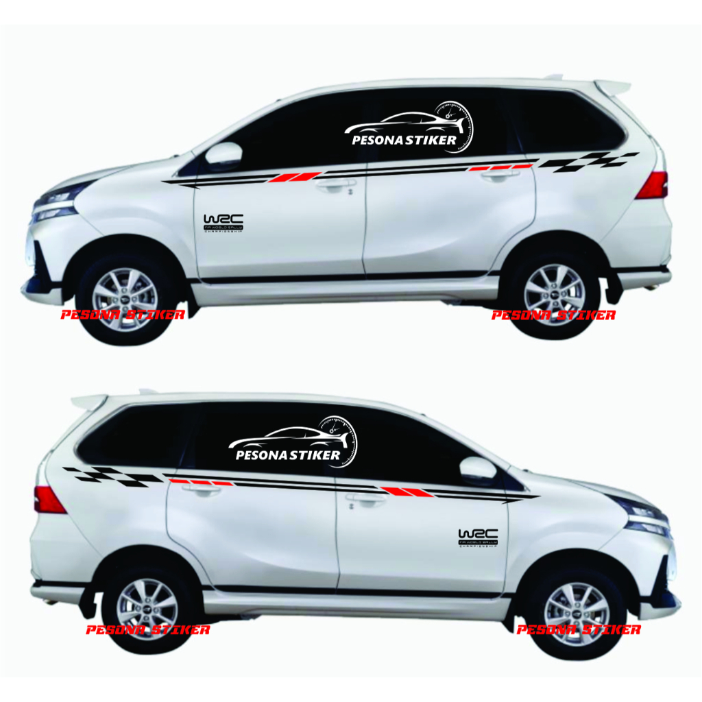 Jual stiker sticker mobil cutting stiker avanza xenia ertiga innova ...