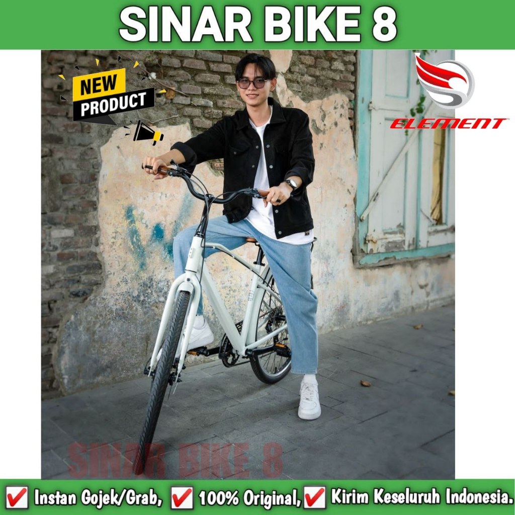 Jual Sepeda Commuter Dewasa ELEMENT URBAN GALLIUM 700C City Bike ...