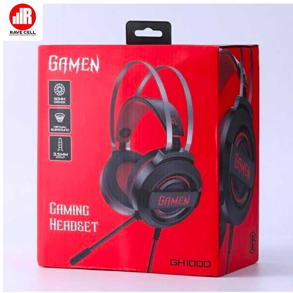 Jual Headphone GAMEN GH1000 Profesional Gaming Headset ORIGINAL ...