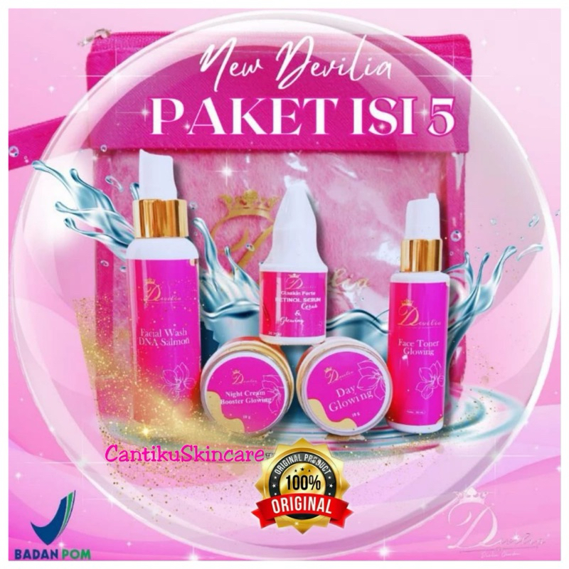 Jual Devilia skincare original bpom isi paket lengkap | Shopee Indonesia