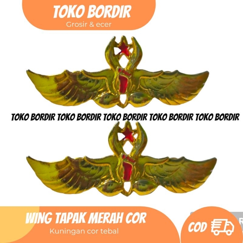 Jual Wing tapak merah kuningan cor tebal | Shopee Indonesia