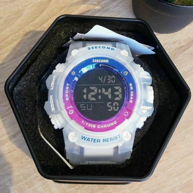 Jual Jam Digital Analog 3SECOND Original 280123 | Shopee Indonesia
