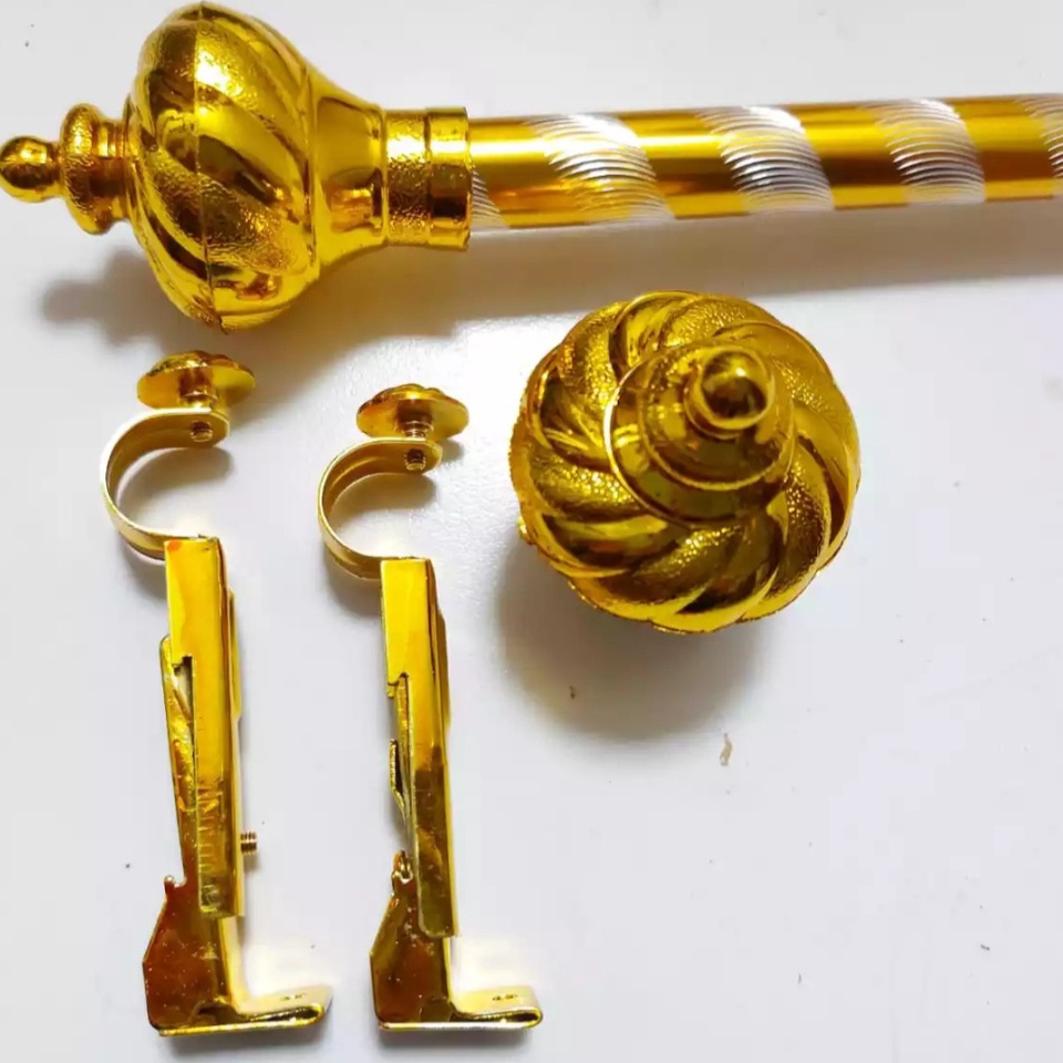 Jual BATANG TIANG BESI REL ROLET GORDEN FULLSET 1 METER | Shopee Indonesia