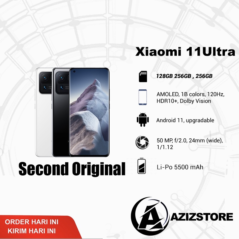 Jual (Sinyal Permanen) Xiaomi 11 Ultra 5G Second Original 512GB 256GB ...