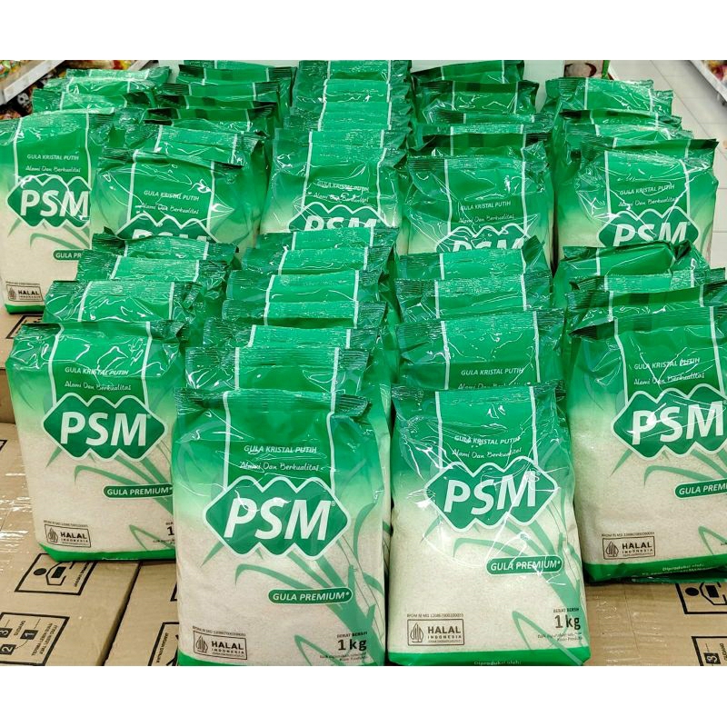 Jual NEW！GULA PASIR PREMIUM PSM 1KG | Shopee Indonesia