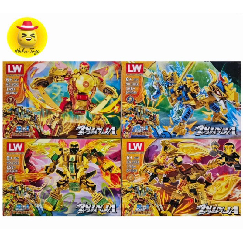Jual Ninja series 1092 ninja mecha brick block murah mainan edukasi ...