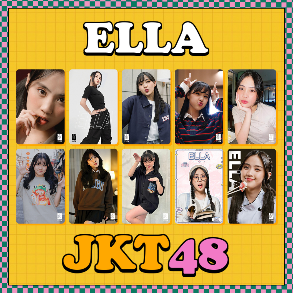 Jual (10 PCS) PC Photocard JKT48 Unofficial Fanmade Zee - Shani - Christy - Gracia - Marsha ...