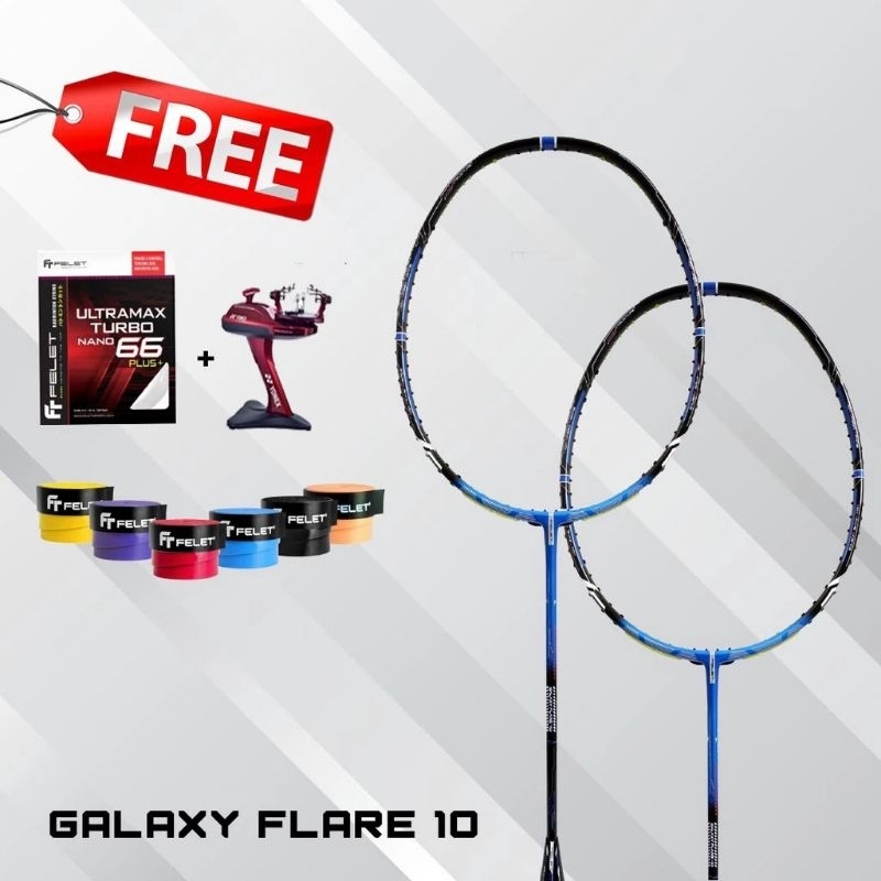 Jual Raket Badminton Felet Galaxy Flare 10 dan Aero Mars 10 Original ...