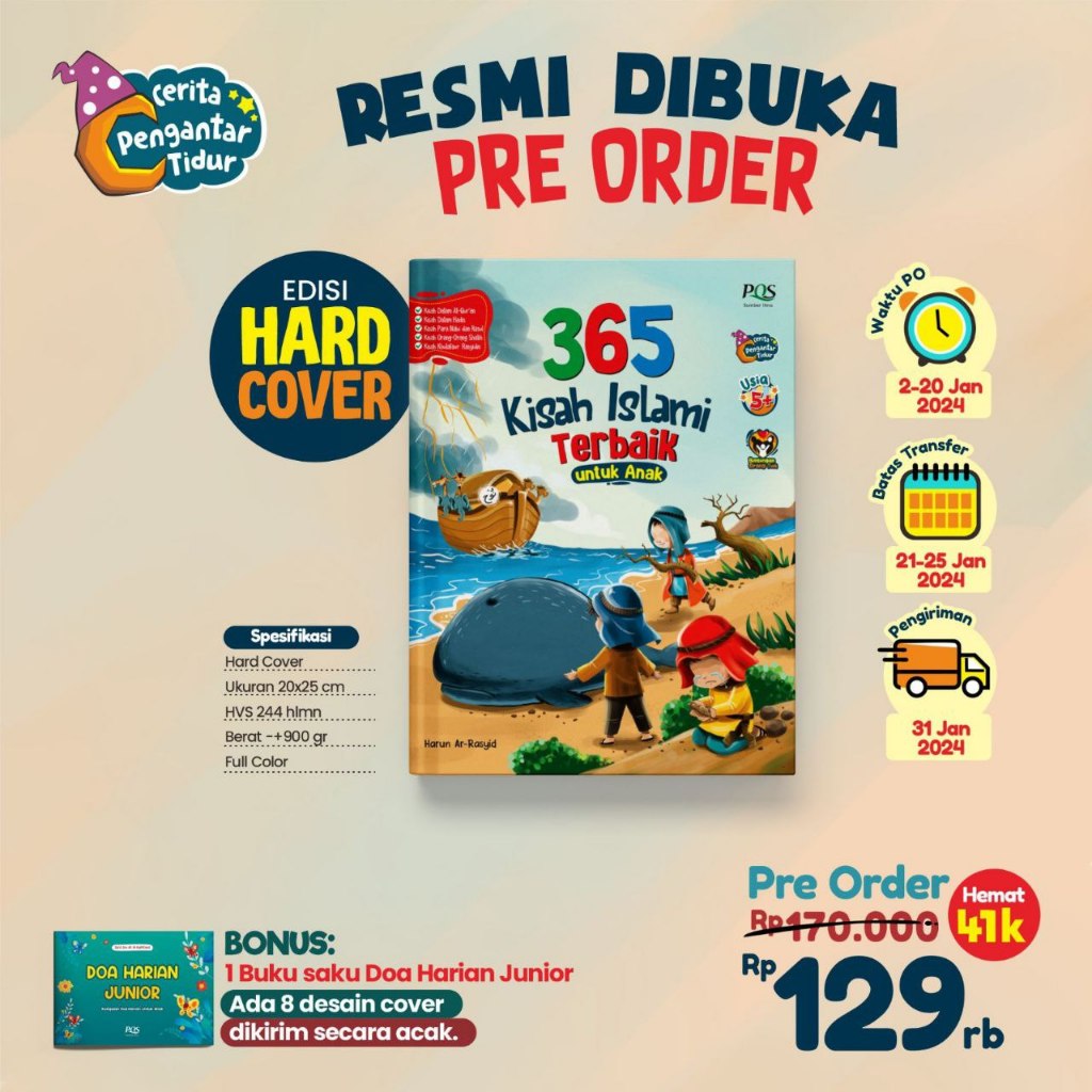 Jual Buku Cerita Islami untuk Anak I 365 KISAH ISLAMI TERBAIK UNTUK ANAK I PQS Original | Shopee ...