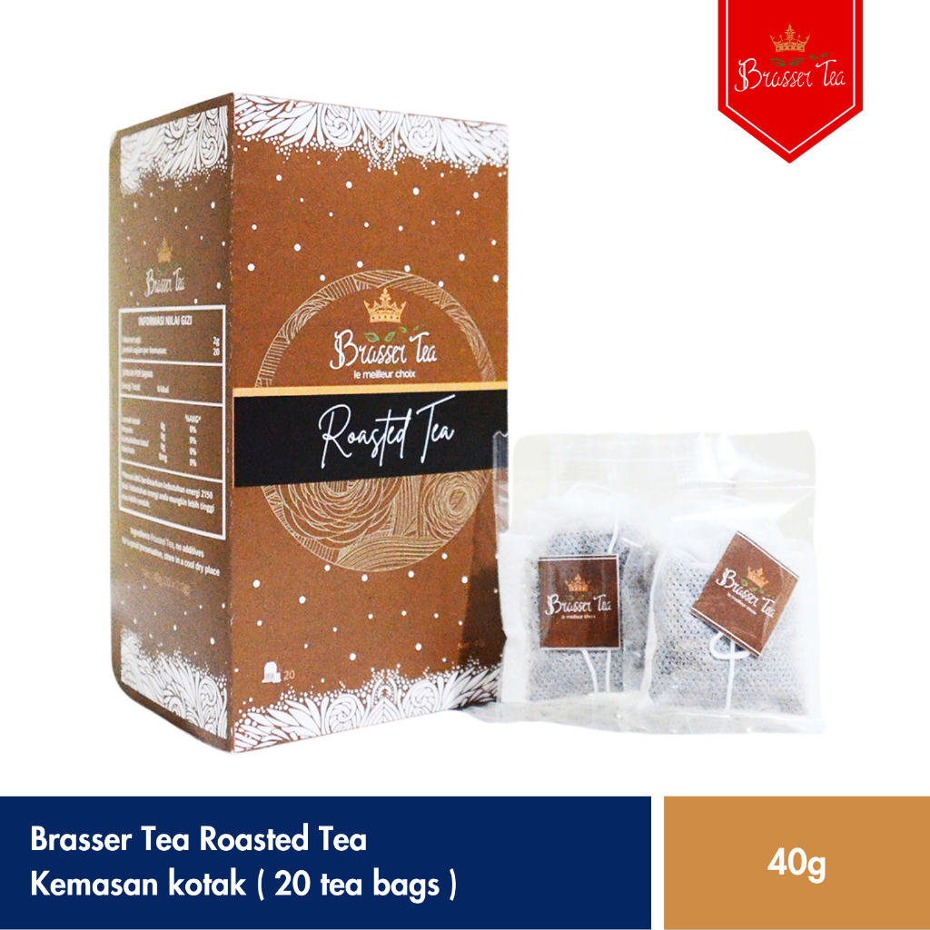 Jual Roasted Tea | Hojicha | Teh Panggang Kemasan Kotak Isi 20 Sachet ...