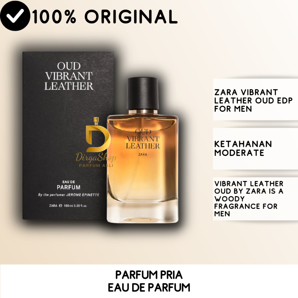 Jual Zara Vibrant Leather Oud For Men EDP | Shopee Indonesia
