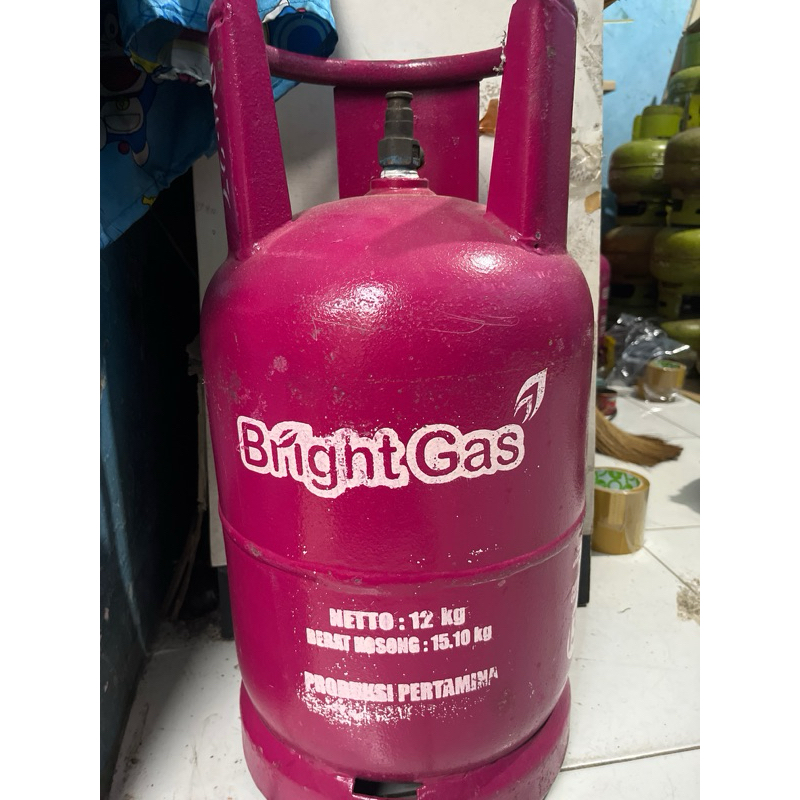 Jual TABUNG GAS 12KG BRIGTH GAS PLUS ISI_LPG 12 kg dan kosong | Shopee Indonesia