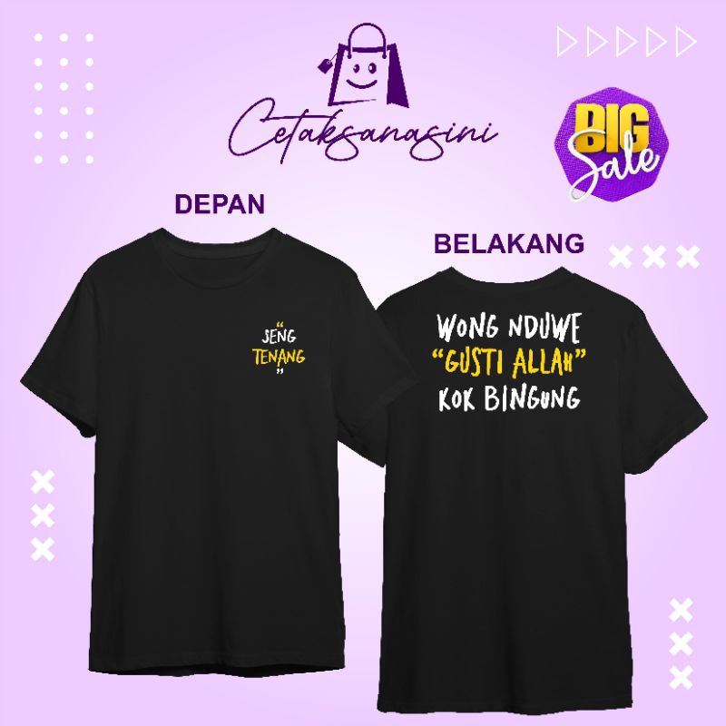 Jual Kaos Duwe Gusti Allah Kok Bingung Kaos Viral Kaos Kata Kata ... Jual Kaos Duwe Gusti Allah Kok Bingung Kaos Viral Kaos Kata Kata ...