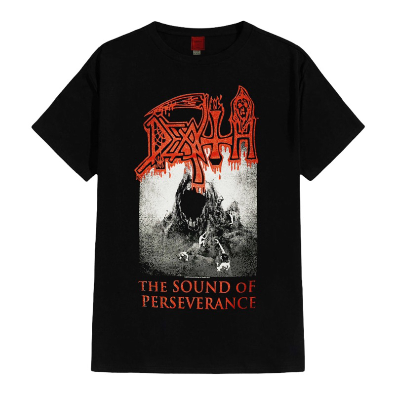 Jual T-SHIRT / KAOS BAND OFFICIAL DEATH - THE SOUND OF PERSEVERANCE ...