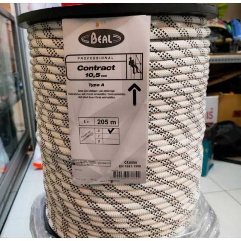 Jual Tali Karmantel Statis Beal Contract 10,5 mm x 100 meter | Shopee ...