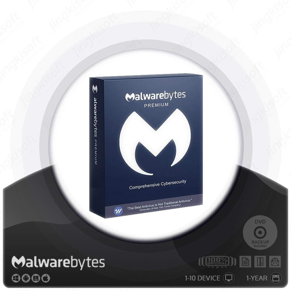 Jual Malwarebytes Premium - 1-Year / 1-Device (Product Activation Only ...
