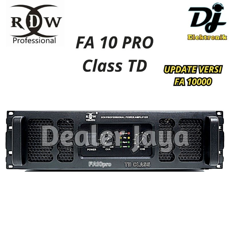Jual Power Amplifier RDW FA10000 / FA 10000 / FA 10 PRO / FA10 PRO ...