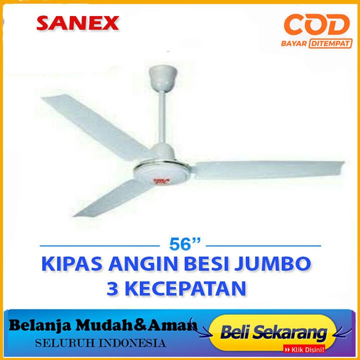 Jual Kipas Angin Langit-Langit Plafon (Ceiling Fan) Sanex 503 Ukuran 56 ...