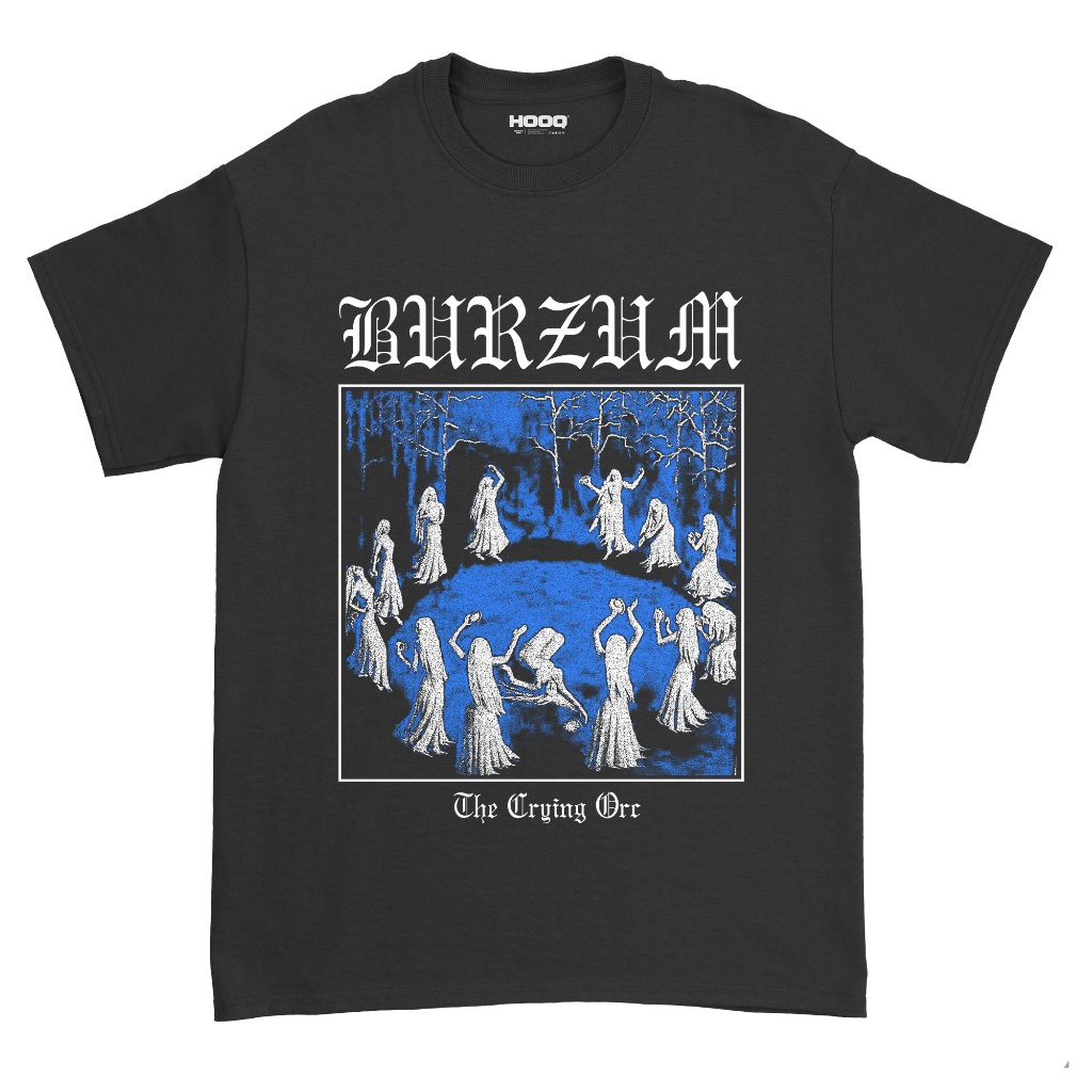 Jual Kaos Burzum T-shirt Black Metal The Crying Orc Burzum Band Merch ...