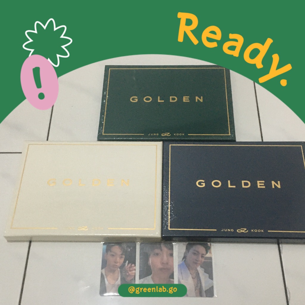 Jual Jungkook ‘Golden’ ALBUM + Weverse Lucky Draw POB MURAH | Shopee Indonesia