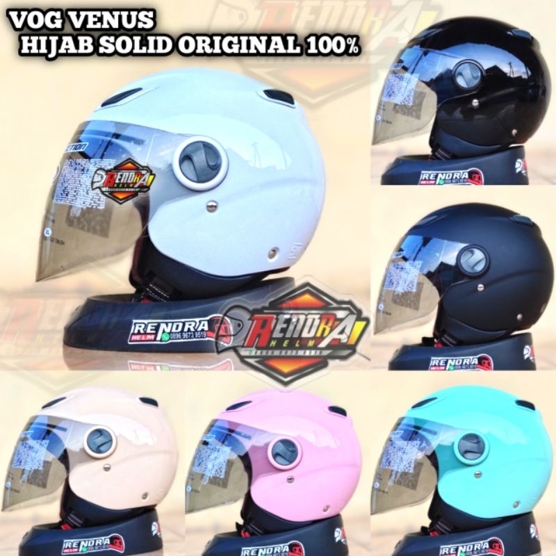 Jual Helm VOG VENUS HIJAB SOLID ORIGINAL 100% | Shopee Indonesia