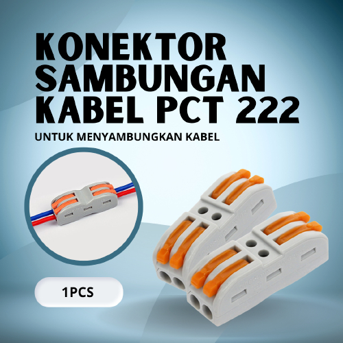 Jual Konektor terminal sambungan PCT 222 2 Pin 2sisi / Konektor Terminal kabel 2 pin | Shopee ...