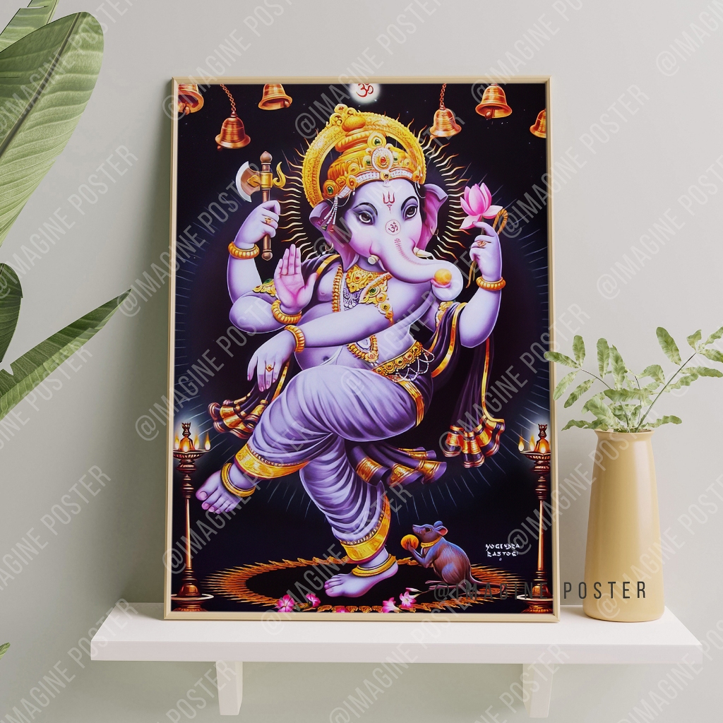 Jual Poster Gambar Dewa Hindu - Poster Dewa Ganesha A3 - V7 | Shopee ...