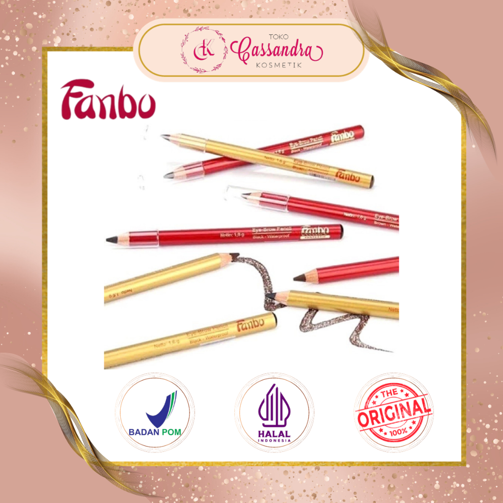 Jual FANBO EYEBROW BLACK & BROWN | Shopee Indonesia