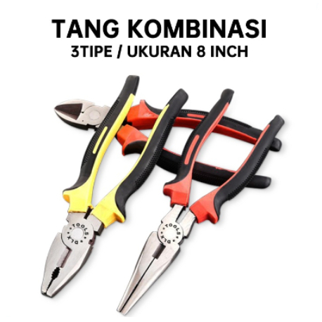 Jual Tang Kombinasi Besar 6'' termurah / Tang Combi 6 inch Bahan Bagus ...