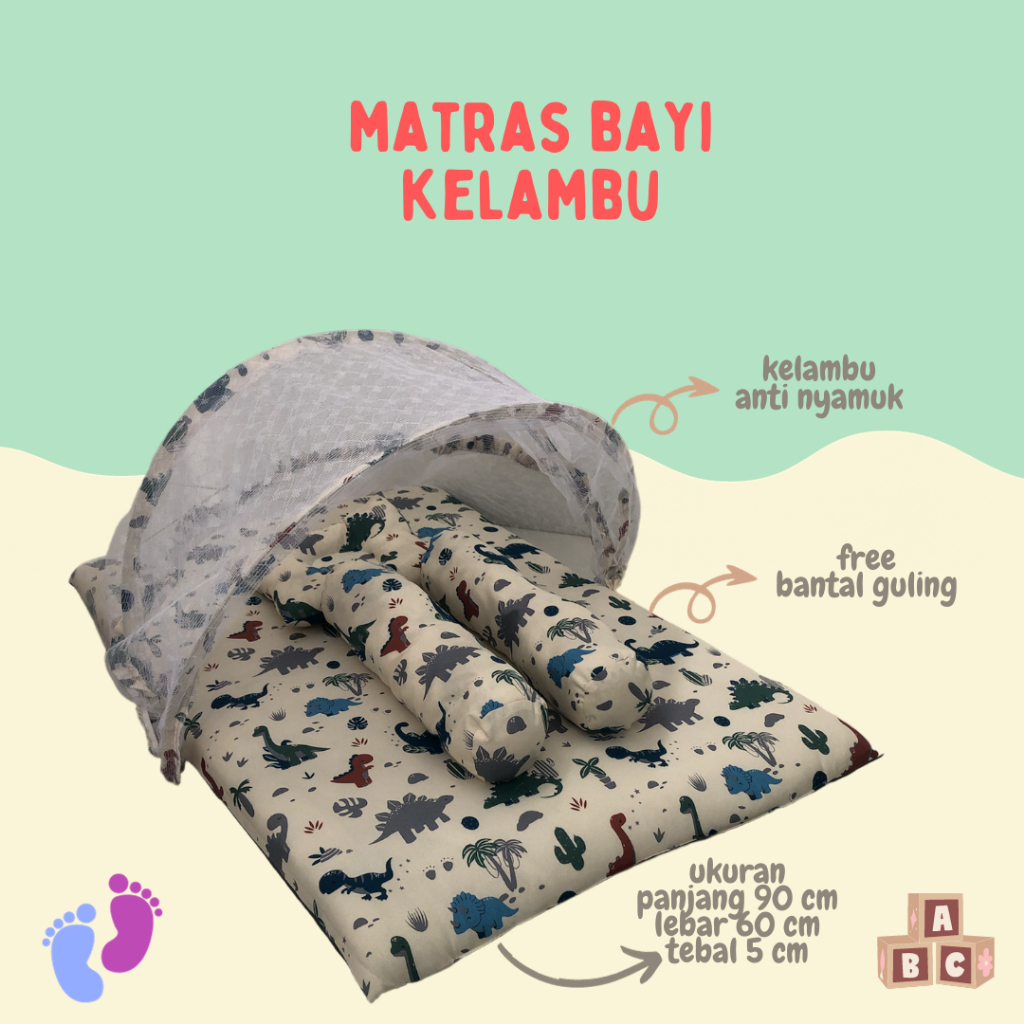 Jual Kasur Matras Bayi Kelambu Kasur Bayi Kelambu Bantal Guling ...